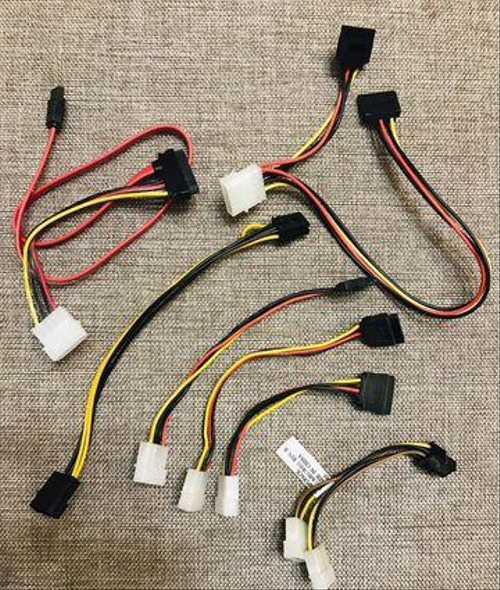 Переходники с molex SATA 6pin