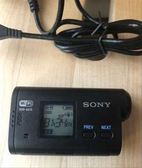 Sony hdr-as15 + пульт rm-lvr1