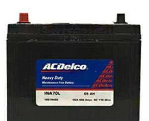 Аккумулятор AcDelco 60 Ач 550А / рио солярис корол