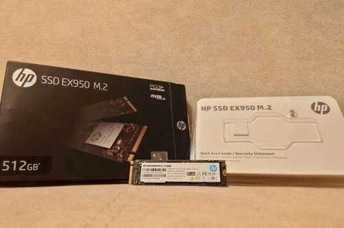 SSD M.2 nvme HP EX950 512GB