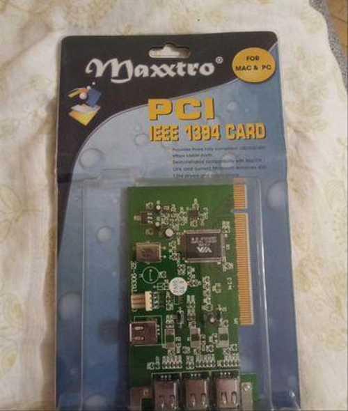 Pci ieee 1394 card