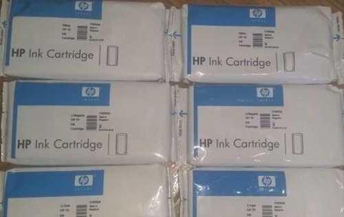 Картриджи HP70 новые в тех упаковки