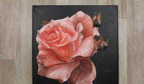 Объемная картина "Роза"