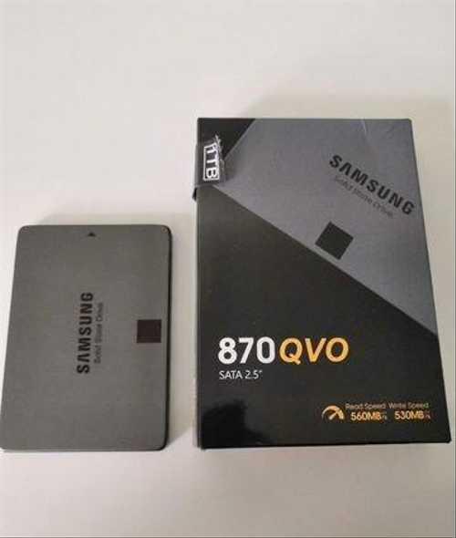 SSD диск Samsung 870 QVO 1 TB - новый