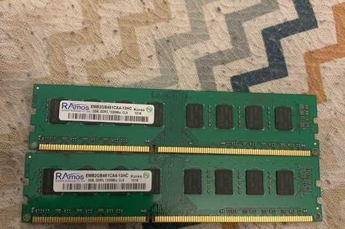 Оперативная память DDR 3 4 gb