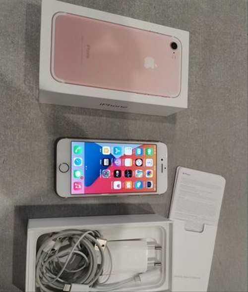 iPhone 7 32gb rose gold рст