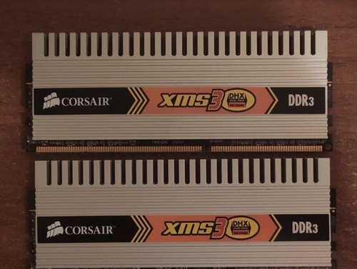 Оперативная память Corsair DDR3 2x2 Гбайт