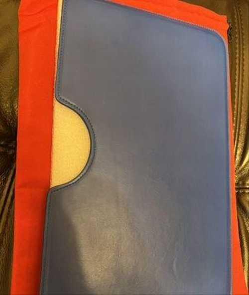 Синий кожаный чехол Noreve для Samsung Galaxy Tab