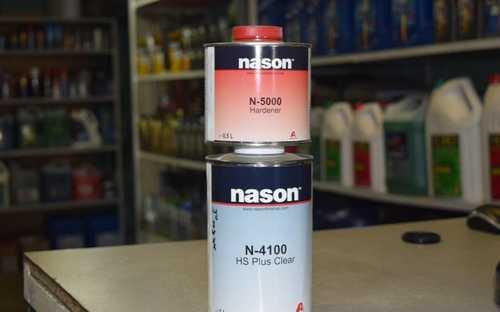 Nason лак N-4100 HS plus clear комплект 1,0 Л+0,5