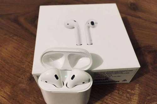 Новые наушники Apple Airpods 2 LUX