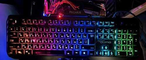 Игровая клавиатура pegasus + мышь х7