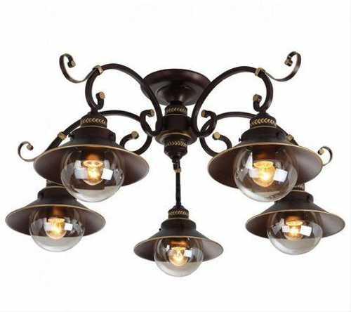 Потолочная люстра Arte Lamp A4577PL-5CK Grazioso