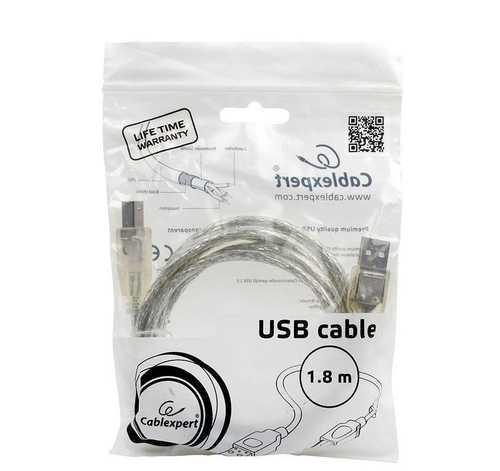 Кабель Cablexpert USB-A - USB-B (CCF-USB2-ambm-6)