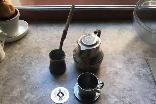 Турка кофейник фильтр-пресс для приготовления кофе