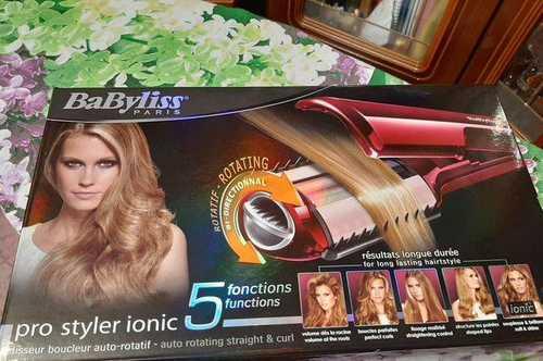 Шипцы для укладки волос Babyliss pro styler ionic