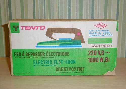 Утюг Tento советский, новый