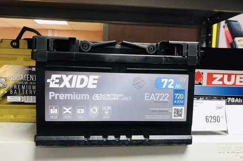 Exide Premium EA722 72Ач EN720A