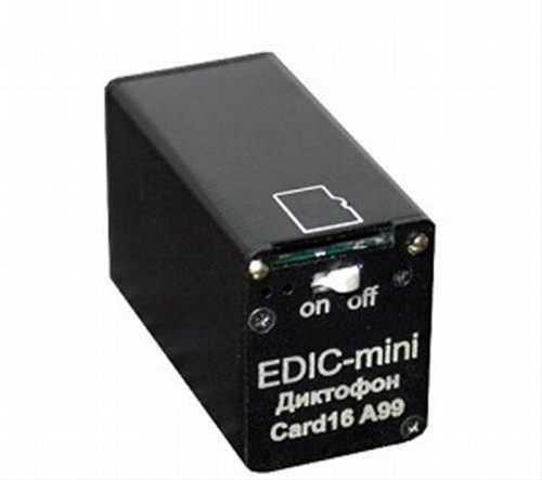Диктофон Edic-mini Card 16 A99m