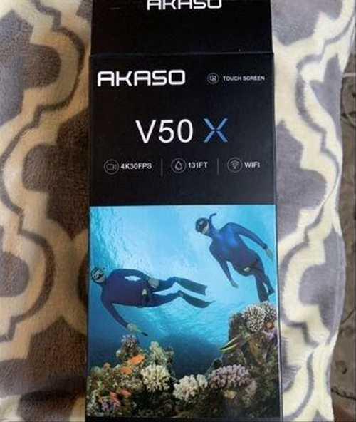Экшн камера akaso V50X, Wi-Fi, 4 k30fps