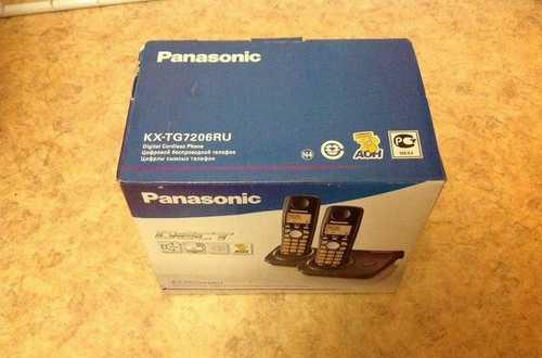 Проводной телефон Panasonic с двумя трубками