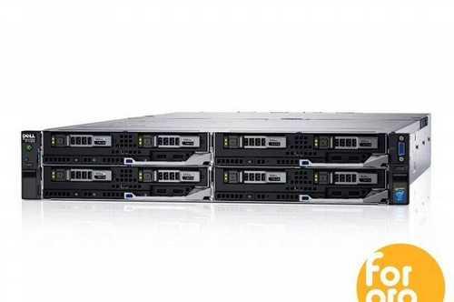 Сервер dell FX2S 4xFC630 8xE5-2696v4 512GB, H730