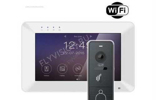 Комплект домофона Tantos Rocky Wi-Fi с панелью