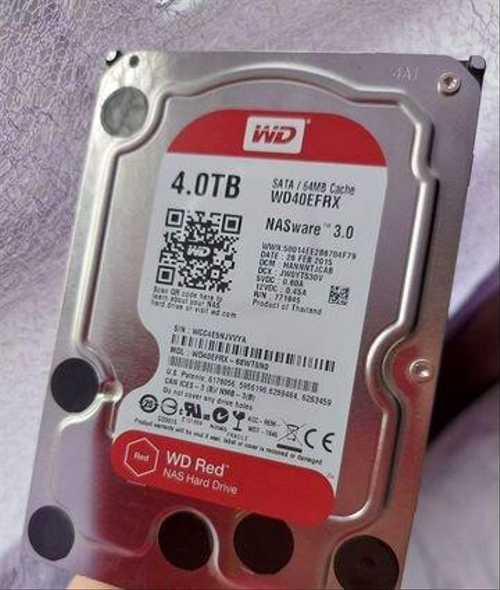 Жесткий диск wd red 4тб