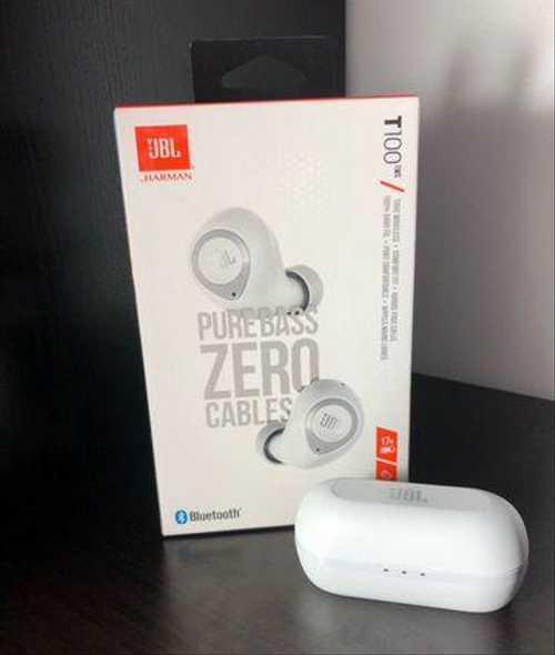 Гарнитура JBL T100 TWS, Bluetooth (7396)