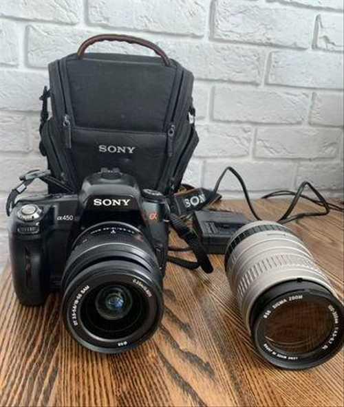 Зеркальный фотоаппарат sony a450