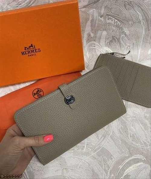 Кошелек женский Hermes кожаный