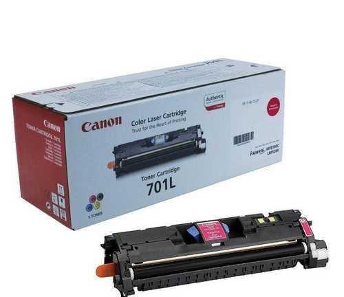 Лазерный картридж Canon Cartridge 701L M, красный