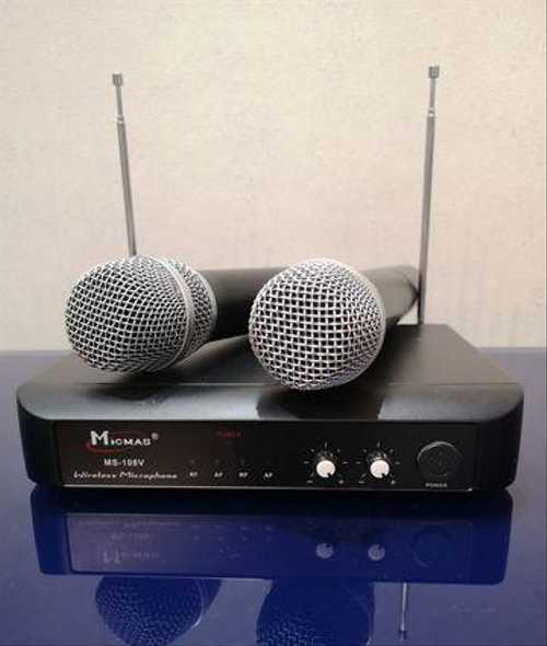 Радиомикрофоны MicMas MS-108V 2 шт