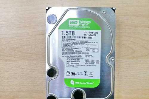 Жесткий диск 3.5" WD Green WD15ears 1.5Tb