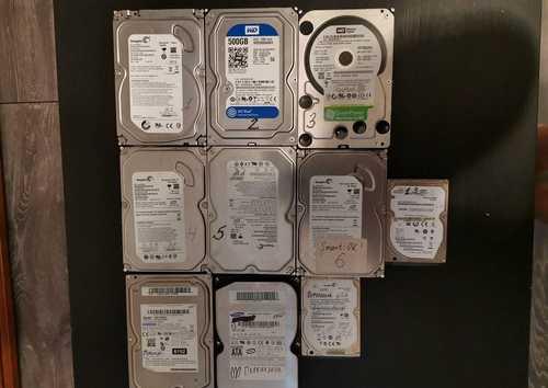 HDD с плохим смартом. 10 шт. цена за все