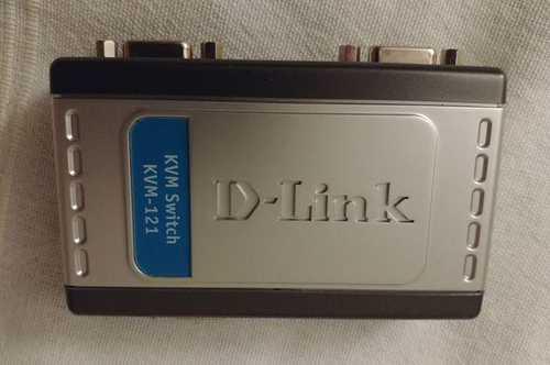 D-Link KVM-121 переключатель на 2 компьютера