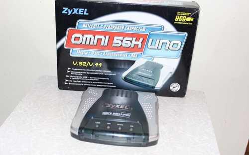 Модем Zyxel omni 56k