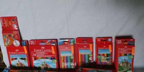Новые карандаши цветные Faber-Castell со склада