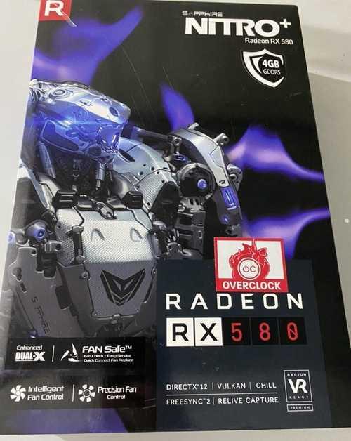 Видеокарта AMD Radeon Saphire Nitro RX580