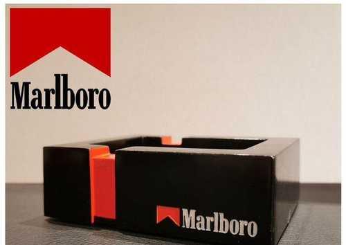 Пепельница Marlboro черная металлическая