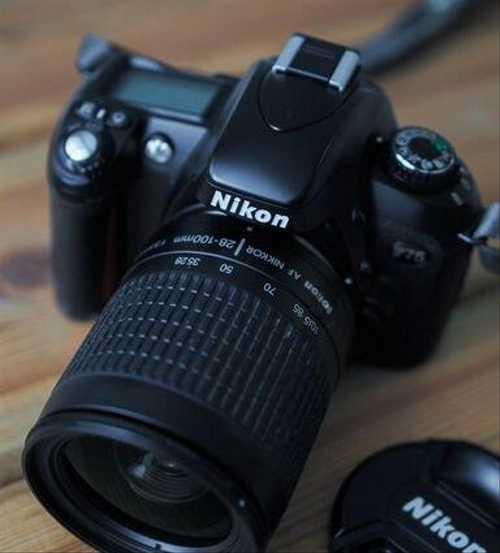 Пленочный Nikon F75 + Nikkor 28-100mm