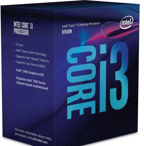 Процессор intel Core i3 8300, LGA 1151v2, BOX