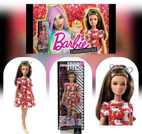 Nrfb Миниатюрная Barbie Fashionistas Doll #97 Коше