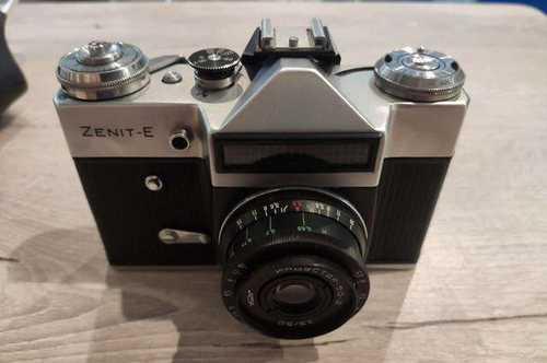 Плёночный фотоаппарат Zenit-E Индустар-50-2