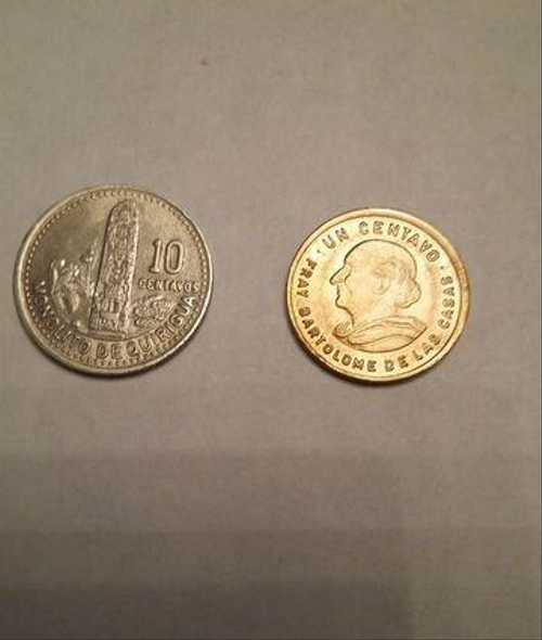 Монеты Гватемала, Франция, Сирия, Югославия