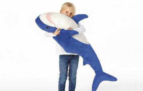 Акула из Икеи 100 см (Синяя) IKEA