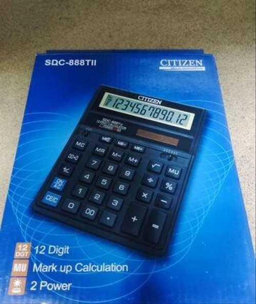 Калькулятор citizen sdc-888tll