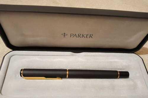Ручка Parker Rialto с золотым пером, новая, футляр