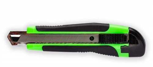 Нож канцелярский norman "advance", 2 запасных лезвия (18x100 мм), цвет: зелёный, арт. NRN 240705