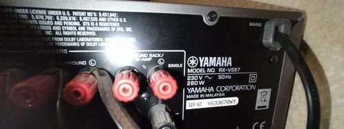 Ресивер yamaha RX-V567.Акустика jamo S-606