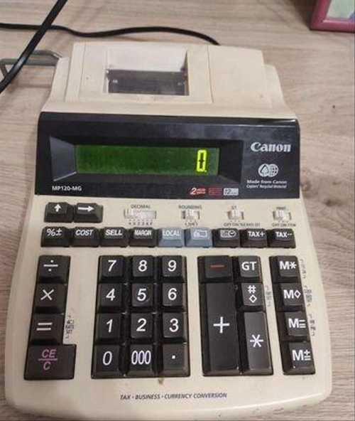 Бухгалтерский калькулятор Canon MP-120MG